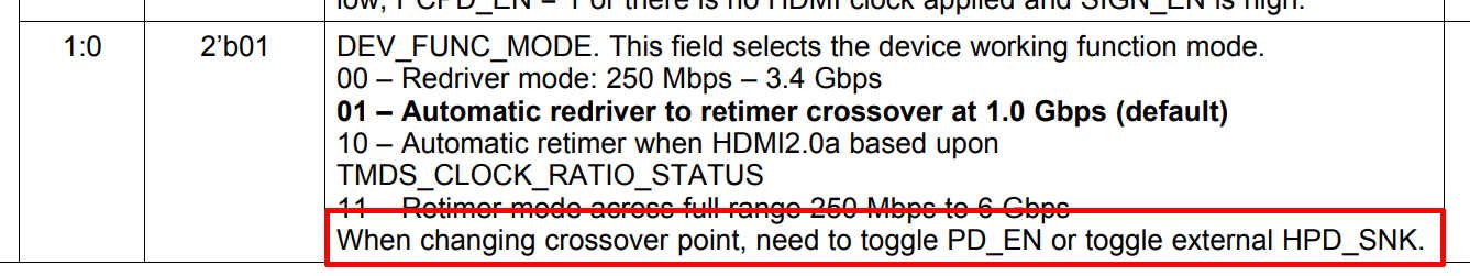 Tmds181 Retimer Mode Interface Forum Interface Ti E2e Support Forums