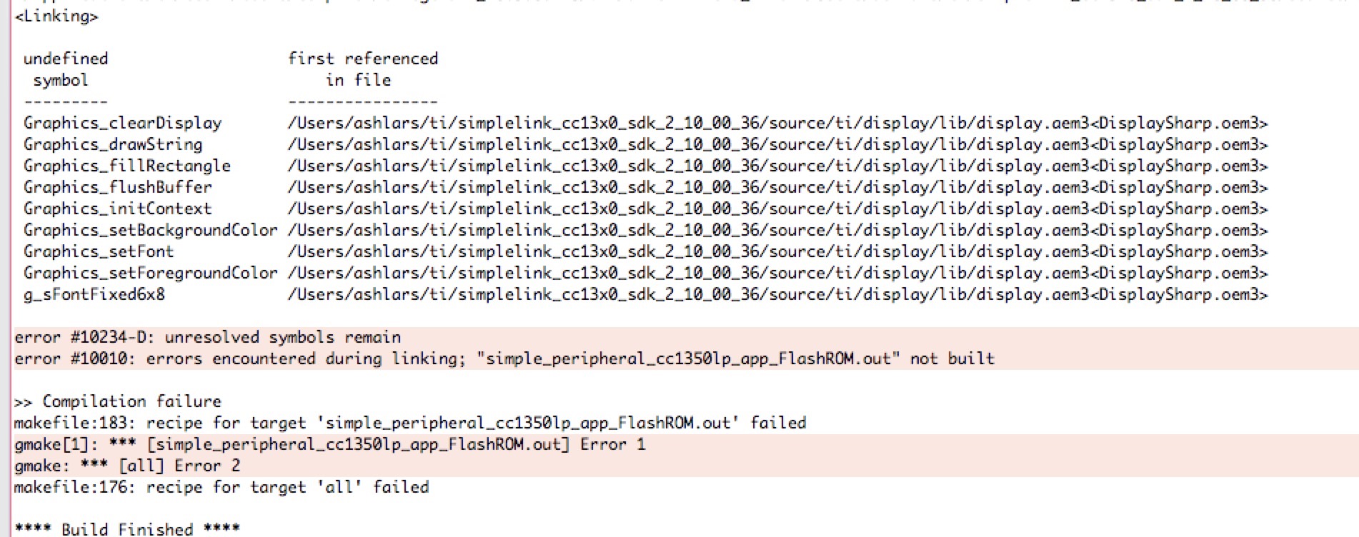 LAUNCHXL-CC1350: CC1350 simple_peripheral Display problem. - Sub-1 GHz forum - Sub-1 GHz - TI ...