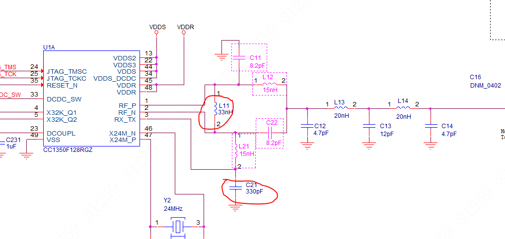CC1310: Hardware design about CC13xxEM-7XD-4251 front-end RF - Sub-1 ...