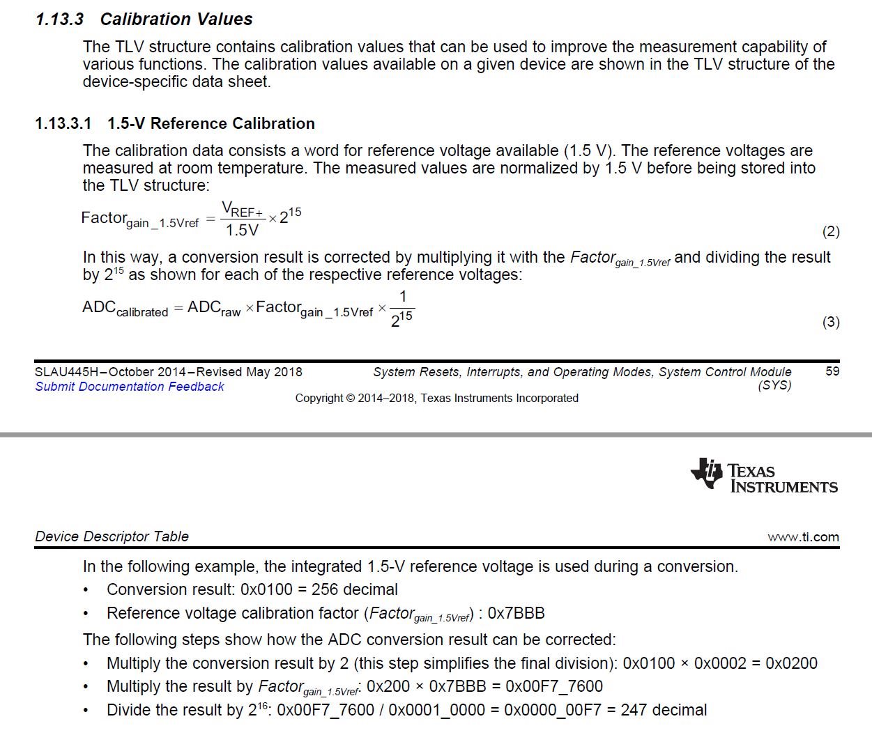 Msp430fr2355 Sac L3 12 Bit Dac Vref Calibration Msp Low Power Microcontroller Forum Msp Low