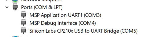Ccsmsp430fr2355 Uart Connection Msp Low Power Microcontroller Forum Msp Low Power