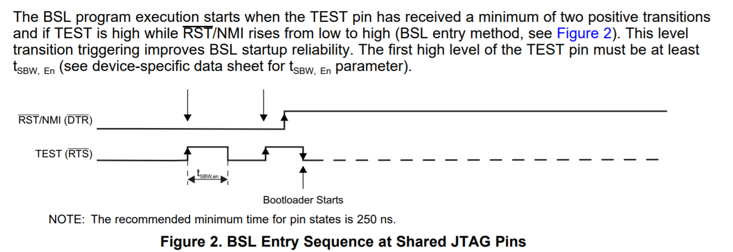 Msp Exp430fr4133 Bsl Scripter Header Incorrect Msp Low Power