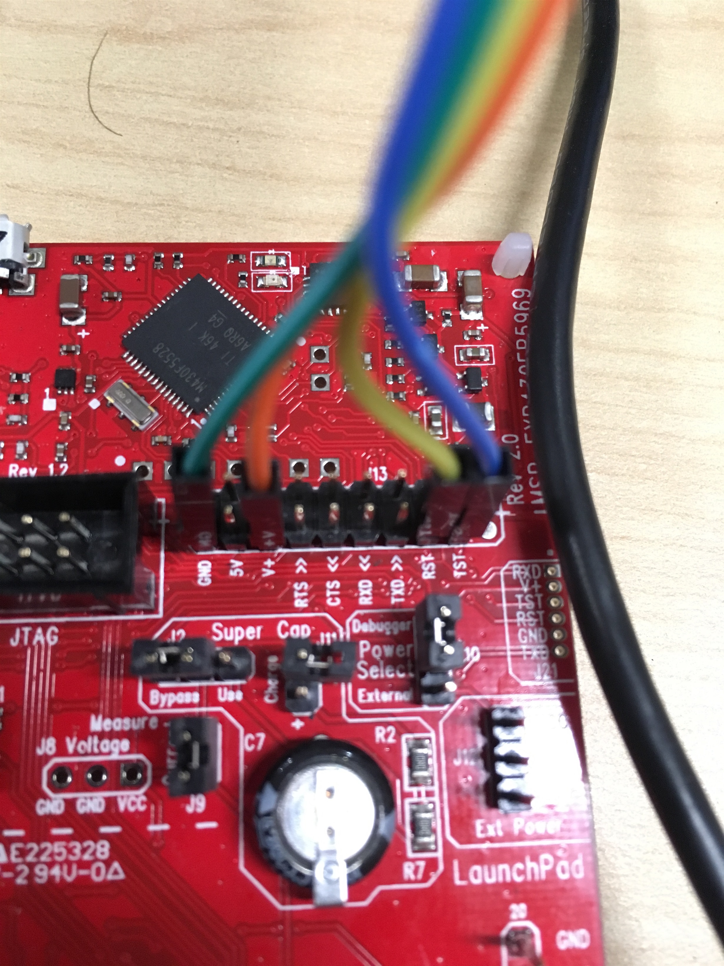 MSP430FR5849 MSP FET430UIF Spy Bi Wire Connection MSP Low power
