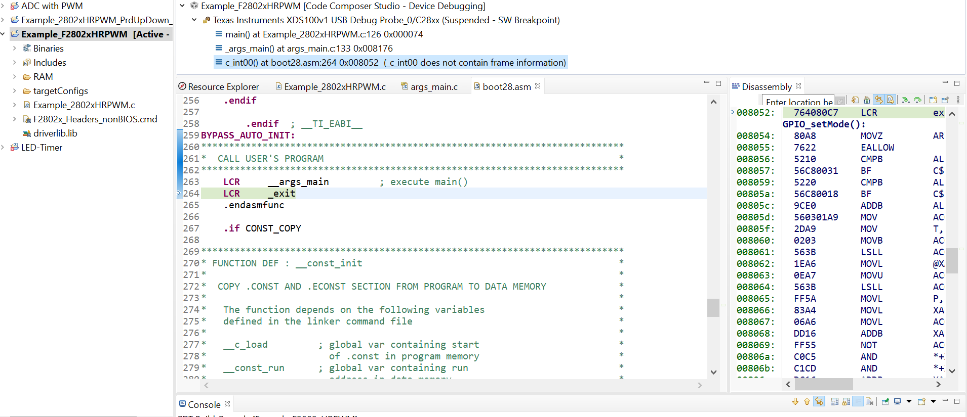 CCS/LAUNCHXL-F28027F: debug - C2000 microcontrollers forum - C2000™︎ microcontrollers - TI E2E ...