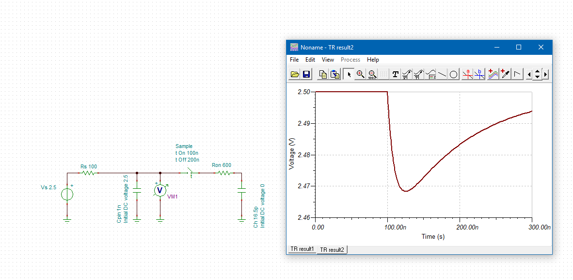 Tms320f28075 Noise Added On Signals Which Put To Adc Pin During Adc Sampling Period C2000