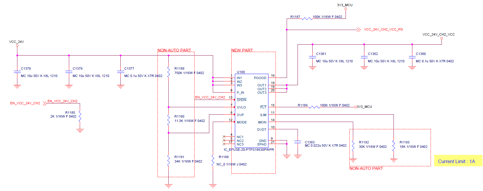 TPS1663: Schematic Review - Power management forum - Power management - TI E2E support forums