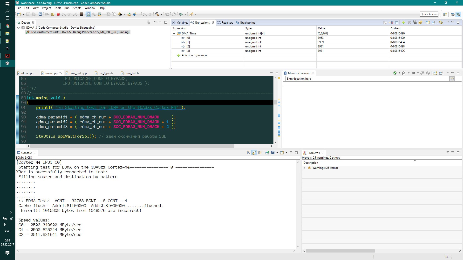 Tda3 Low Speed On Edma Processors Forum Processors Ti E2e Support Forums