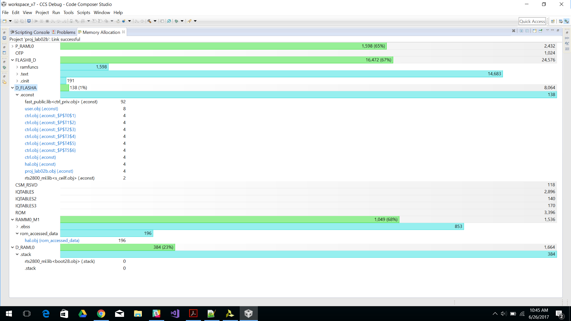 CCS/TMS320F28027F: Memory map is incomplete - Code Composer Studio forum - Code Composer Studio ...