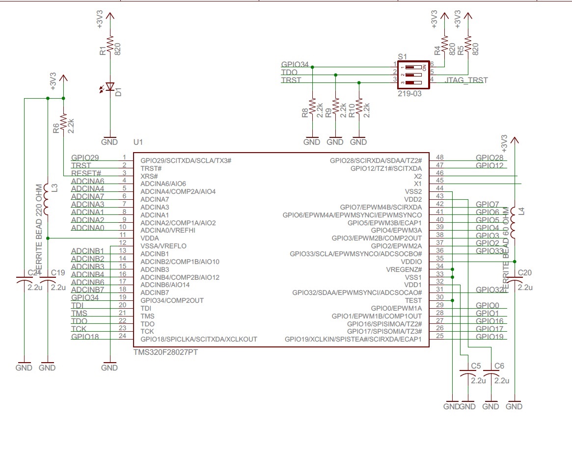 XDS 100 V2 JTAG Emulator with TMS320F28027F - Code Composer Studio forum - Code Composer Studio ...