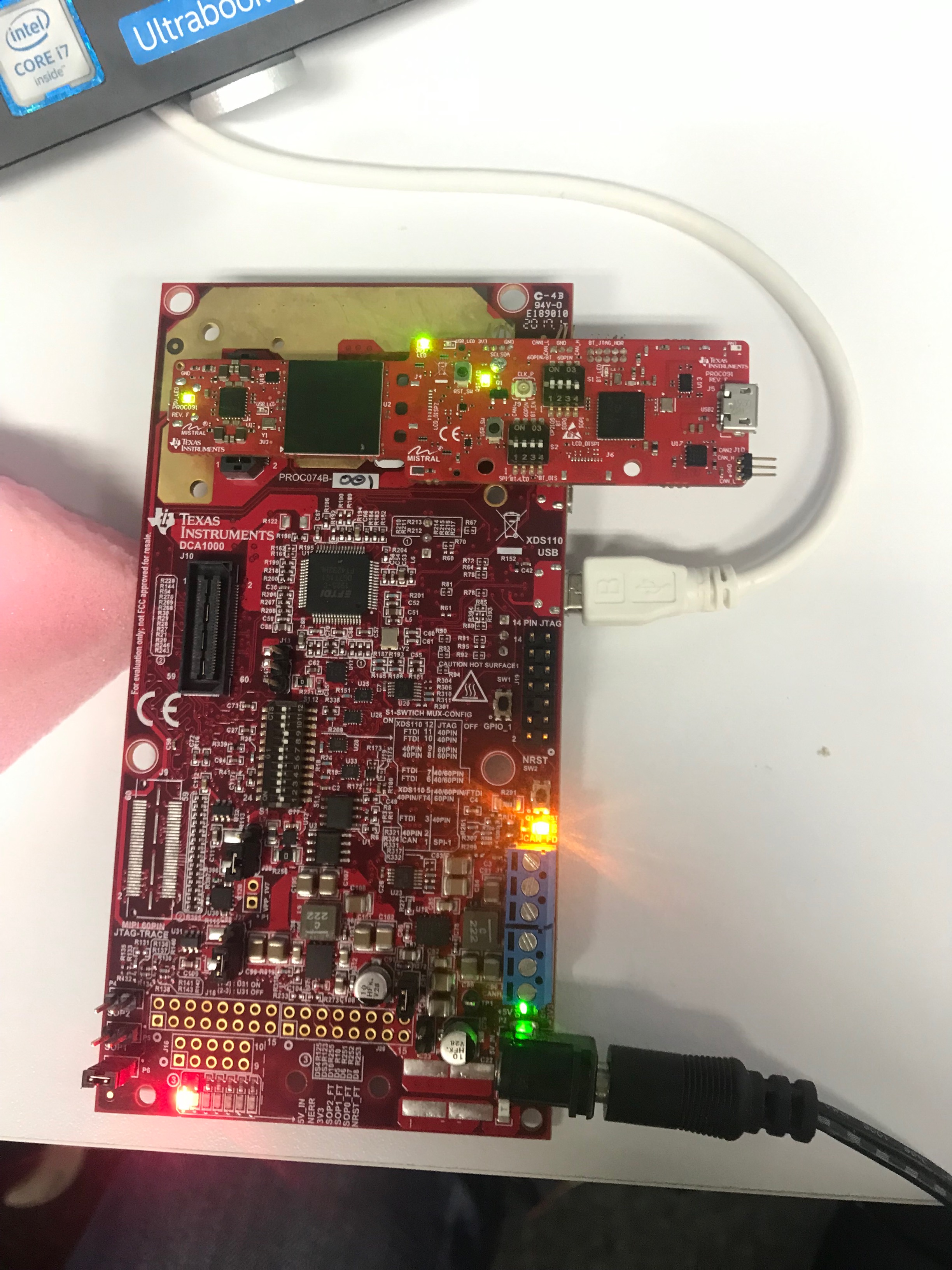 IWR6843AOPEVM: Can't detect Application and Data port when AOP is mounted on the MMWAVEICBOOST ...