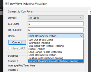 IWR1642BOOST: Reading values from the Out of the Box Demo - "waiting for data..." - Sensors ...