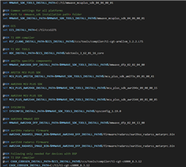 AWR2243: 使用C:\ti\mmwave_mcuplus_sdk_04_06_00_01\mmwave_mcuplus_sdk_04_06_00_01\ti\demo\am273x ...
