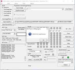 C2000-GANG: Can't write program - C2000 microcontrollers forum - C2000™︎ microcontrollers - TI ...