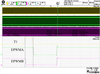 TMS320F280049C: Use the T1 event to control the epwm AQ module - C2000 microcontrollers forum ...