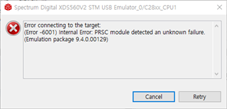 TMS320F28388D: JTAG Connection Error 6001 - C2000 microcontrollers forum - C2000™︎ ...