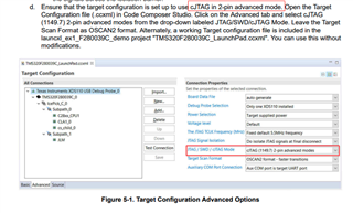 LAUNCHXL-F280039C: Test connection generate error "SC_ERR_PATH_BROKEN ...