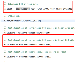 TMS320F280039C: FLASH_ECC issues - C2000 microcontrollers forum - C2000™︎ microcontrollers - TI ...