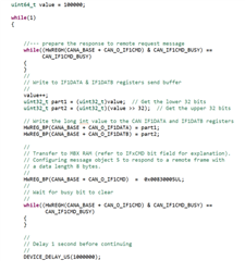 TMS320F280039C: question regarding the CAN remote / response frame transmission - C2000 ...