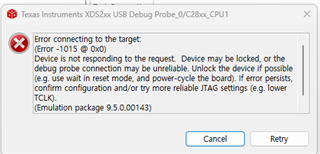 TMS320F280037C: Problems with JTAGLOCK - C2000 microcontrollers forum - C2000™︎ microcontrollers ...