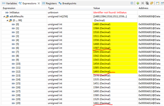 LAUNCHXL-F280039C: The ADC Result is uncertain while connecting a fixed voltage signal to ...