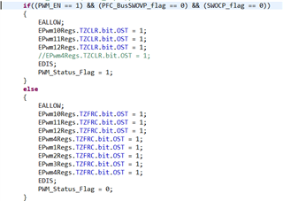 TMS320F28P659DK-Q1: Trip-Zone OST Configuration - C2000 microcontrollers forum - C2000™︎ ...