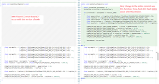 TMS320F28388D: NMI Fault in CM. Uncorrectable Flash Error, but UNC_ERR_ADDR_HIGH points to RAM ...