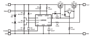 LM5060-Q1: reverse polarity protection issue referring example 8.2.3 - Power management forum ...