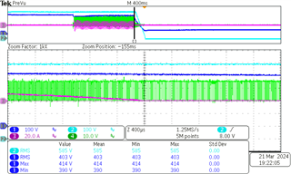 UCC28070: UCC28070 output voltage drop when transient to full load - Power management forum ...