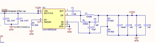 LM5168: Output voltage drops as soon as a step load of about 20mA is ...