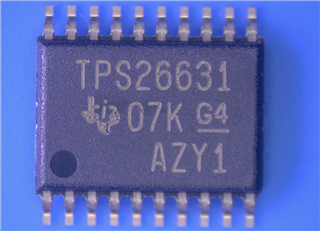 TPS2663: TPS26631PWPR - Power management forum - Power management - TI E2E support forums