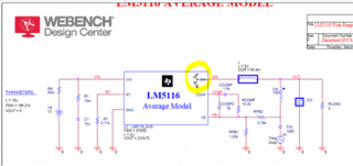 LM5116: proper usage of the Average PSpice model - Power management forum - Power management ...