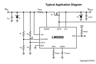LM5069: LM5069, how many MOSFETS can be drive? planning for back to back configuration for ...