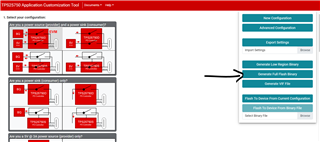 TPS25750: Must I connect my board through serial port when generating binary image for my board ...