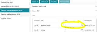 TPS25750: TPS25750 application customization tool, current limit - Power management forum ...