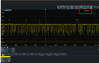 LM74910-Q1: DGATE and HGATE waveform are not stable - Power management forum - Power management ...