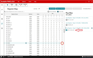 TPS6594-Q1: The nINT pin is always low after power on and the interrupts cannot be cleared ...
