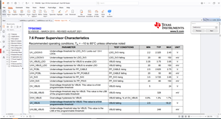 TPS65982: Programming VBUS undervoltage threshold via Application Customization Tool - Power ...