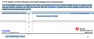 TPS552882EVM-400KHZ: TPS55288 output current monitoring - Power management forum - Power ...