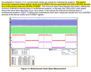 LMX2594: How to align sysref clock between LMX2594 when need to realize multi-chip ...