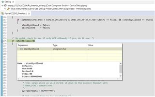 CC2340R5: The sample code Power does not go into Standby mode ...