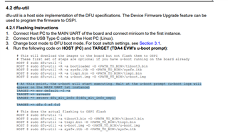 AM623: Do we need to enter instruction in target board u-boot when DFU mode firmware grade ...
