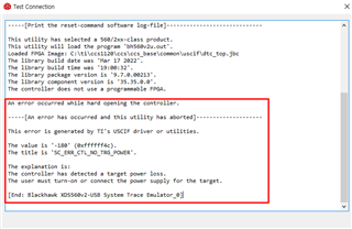 DRA821U-Q1: JTAG connection error after JTAG enabled in HSSE device - Processors forum ...