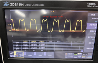 AM625: AM625: When the am62x Ethernet communicates at 10Mbps, the clock ...