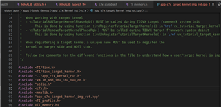 TDA4VM: Error with c7x namespace while building Vision apps integrated with MMALIB. - Processors ...