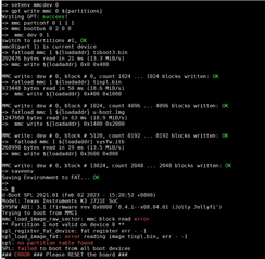 TDA4VM: Boot uboot from EMMC fail - Processors forum - Processors - TI E2E support forums