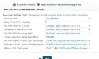 UNIFLASH: Uniflash 4.6.0 Support Debug Probe Selection - Arm-based microcontrollers forum - Arm ...