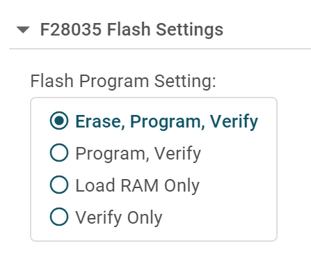 CCS/TMS320F28035: Uniflash program image will do "verify" image ? - Code Composer Studio forum ...