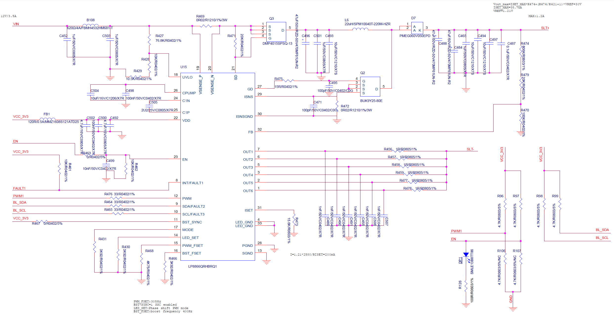 LP8866S-Q1: Schematic review - Power management forum - Power management - TI E2E support forums
