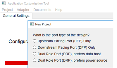 TPS65987D: Which port type should be selected in TPS6598x Configuration Tool? - Interface forum ...