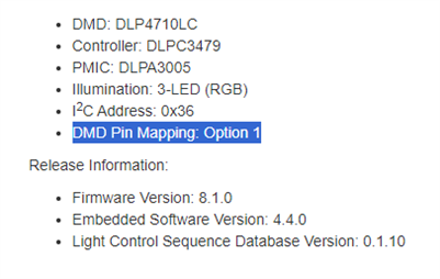 DLP4710LC: DMD pin mapping - DLP products forum - DLP®︎ products - TI E2E support forums